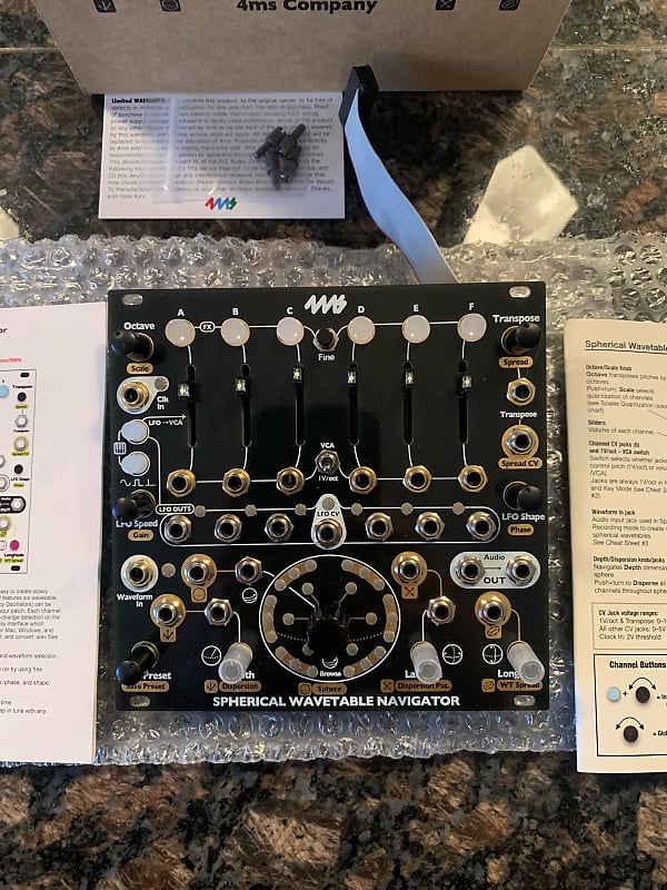 4MS Spherical Wavetable Navigator SWN Eurorack Module Wave | Reverb 4MS Spherical Wavetable Navigator SWN Eurorack Module Wave | Reverb
