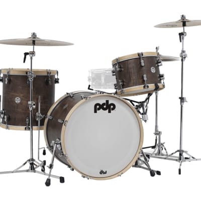 PDP Concept Classic 3pc Maple Shell Pack, Natural with Walnut | Reverb