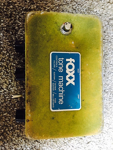 Foxx Tone Machine Reissue 2007 Yellow | Reverb