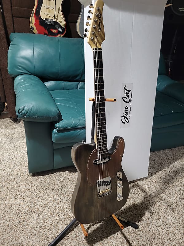 Jim Cat Dark Walnut Telecaster | Reverb