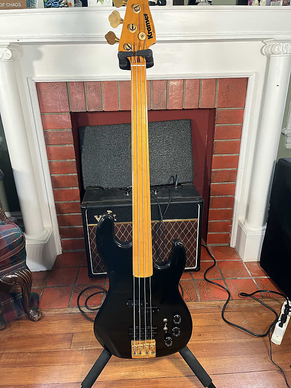 Kramer USA Pioneer Series Fretless Bass VINTAGE RARE 1980s - | Reverb