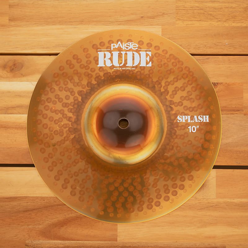 PAISTE 10" RUDE SPLASH CYMBAL | Reverb
