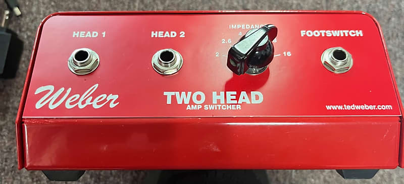 Weber Two-Head Amp switcher unit (blemish enclosure) 2023 Red | Reverb