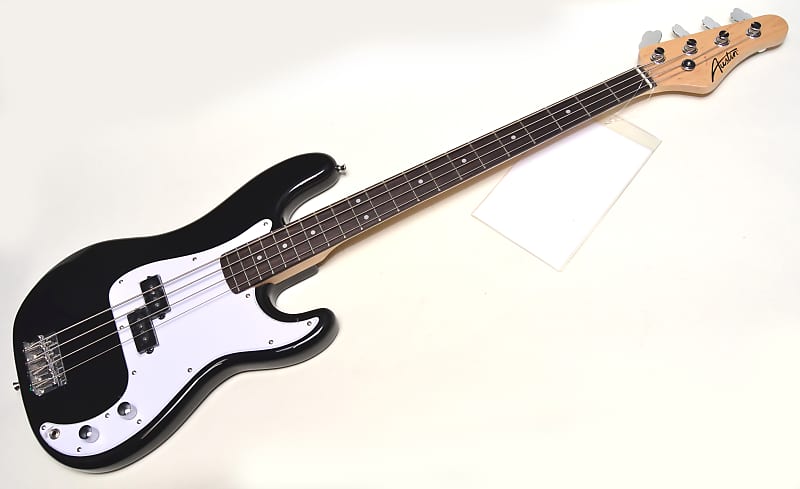 Austin APB200BK Electric Bass Guitar Black Finish | Reverb
