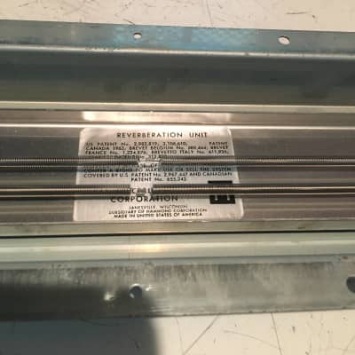 Gibbs Reverb Tank 1971 USA Made | Reverb