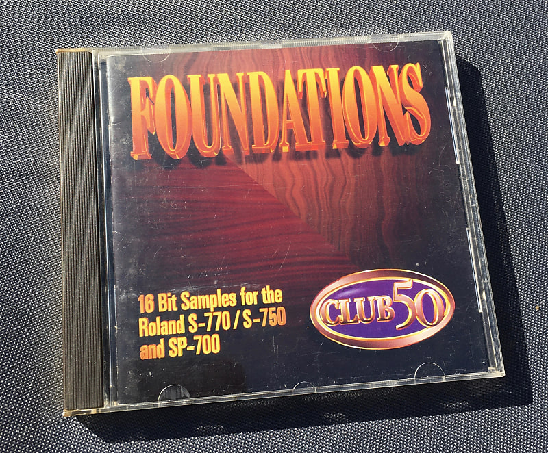 Roland CD-Rom Club 50 Foundations Sample Library for S-700 | Reverb