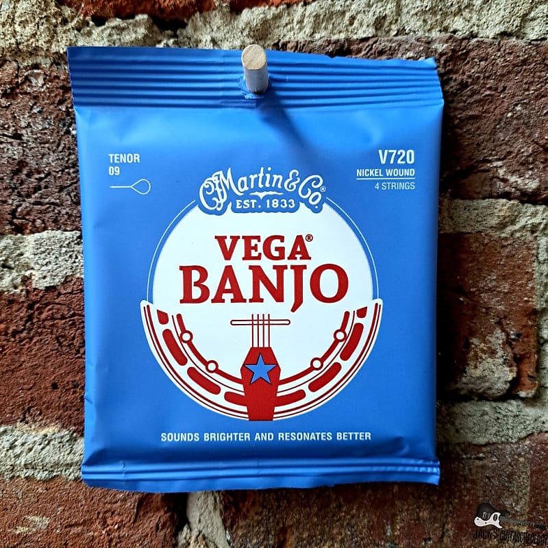 Martin Vega Banjo Strings - V720 Tenor 09 (4 Strings) | Reverb