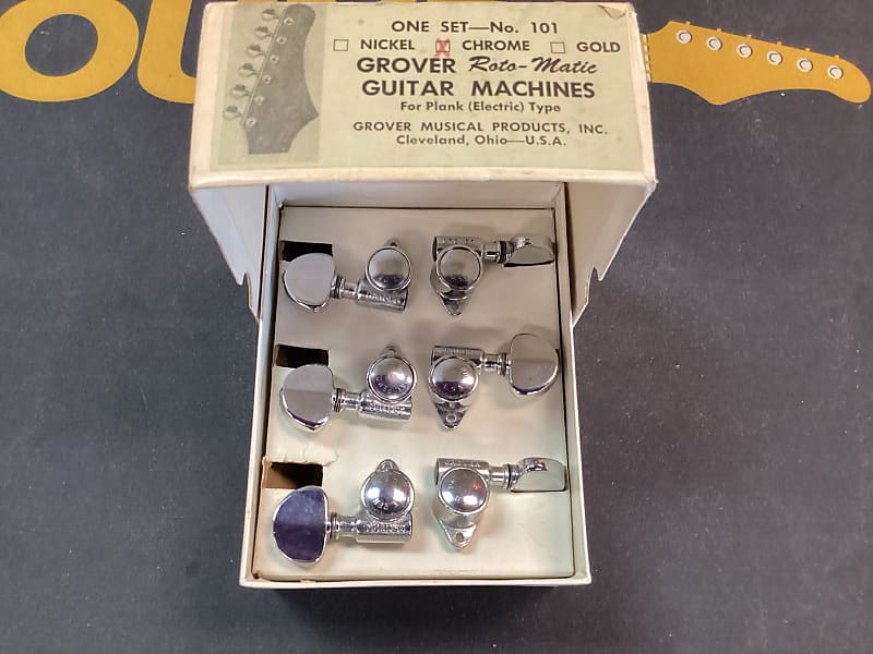 Grover Patent Pending Rotomatic Tuners 6 Inline | Reverb
