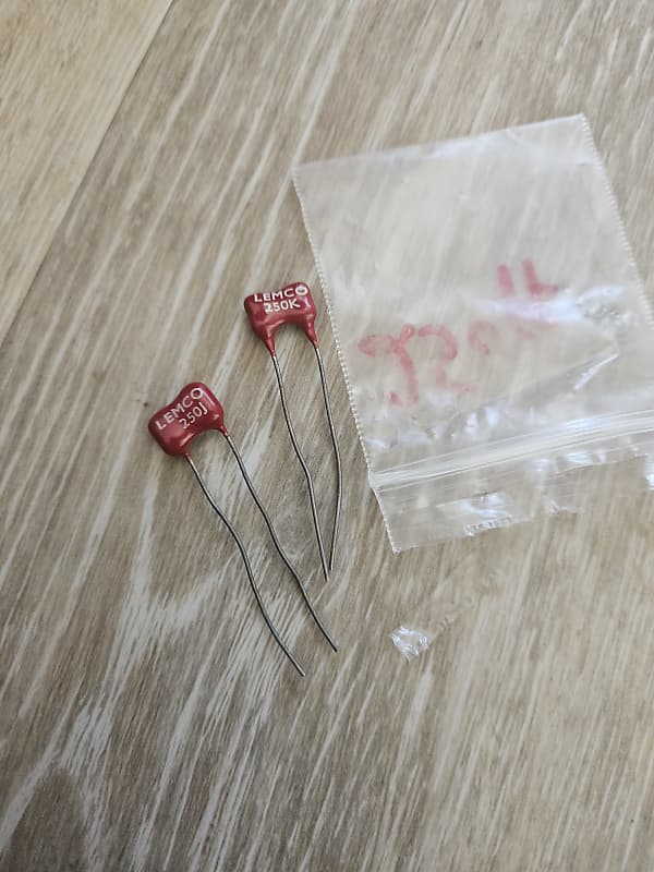 Lemco 250pf Capacitors x2 | Reverb