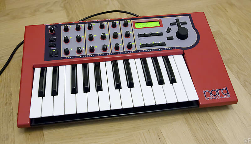 Nord Lead Nord Modular G1 keyboard 2005 Red Virtual Analog | Reverb