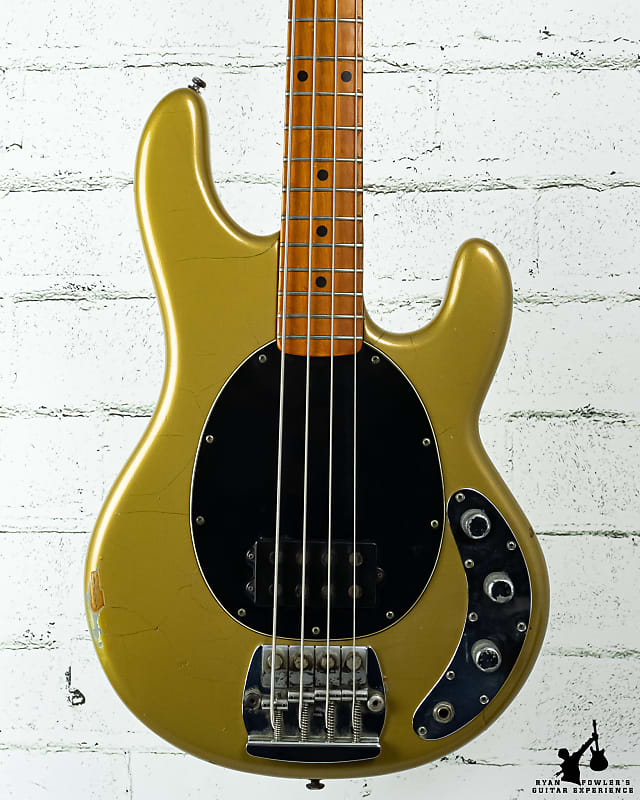 1977 MusicMan Stingray 4 Gold w/ OHSC | Reverb