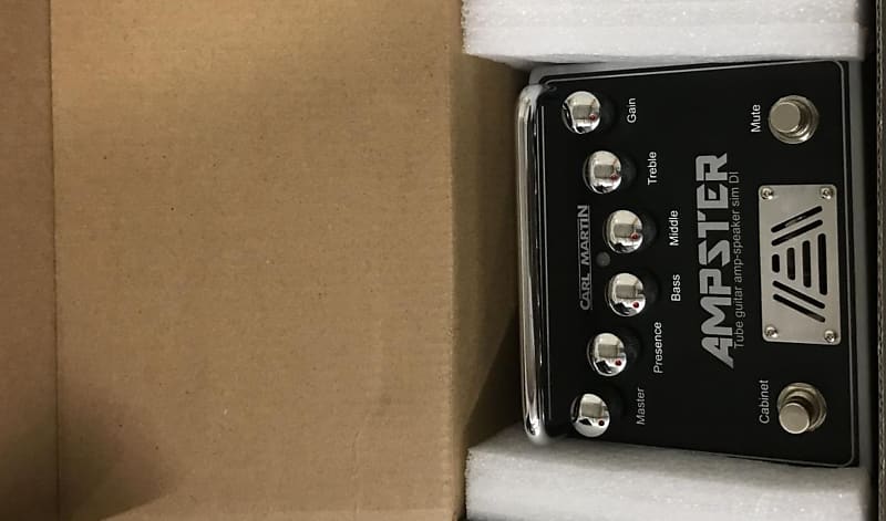 Carl Martin Ampster Tube Guitar Amp/Speaker Sim DI Pedal | Reverb
