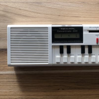 Realistic Concertmate 200 Portable Mini Synth Vintage 1980'S | Reverb