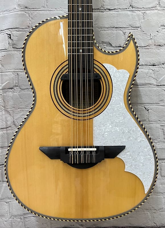 H. Jimenez 10-String Acoustic Electric Bajo Quinto Model | Reverb