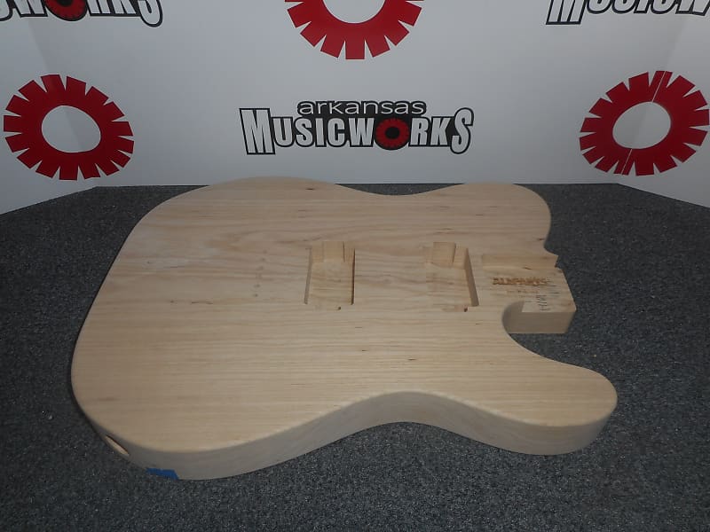 Allparts Fender Licensed Contoured Body For Tele, Swamp Ash, | Reverb