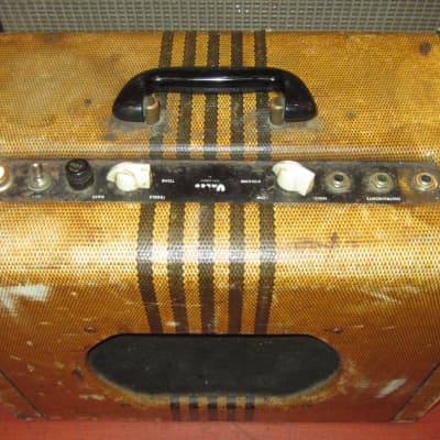 Vintage Circa 1951 Valco Chicago 51 Combo Amp Two Tone Brown | Reverb