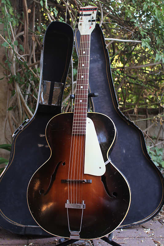 Rare Vintage 1930s A. Rogers Model 1 "Fiddle Edge" Jumbo 17" | Reverb