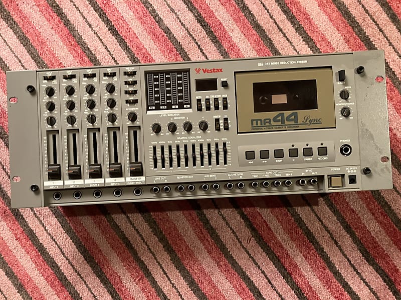 Vestax MR-44 Sync - Analog 4 Track Cassette Recorder Rack | Reverb