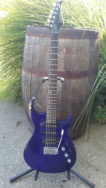 Silvertone Electric Guitar Dark Purple | Reverb
