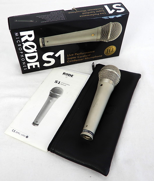 Rode S1 Condenser Microphone w/ Box Champagne | Reverb