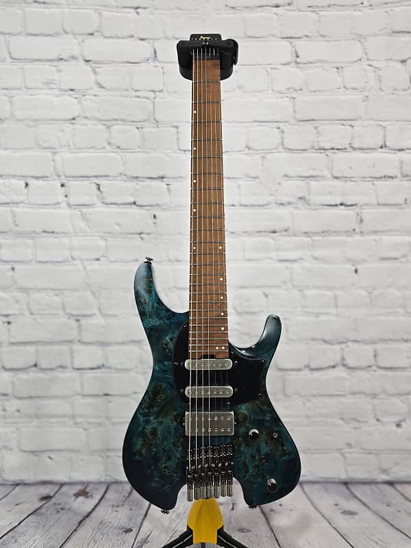 Ibanez Q547PB COL 7 String Electric Guitar Cosmic Blue Low | Reverb