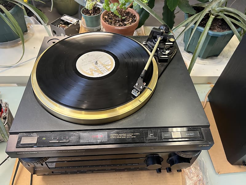Onkyo CP-1057F Turntable | Reverb
