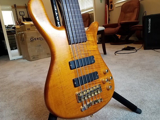 Warwick Streamer LX-6, fretless 6 String Bass | Reverb UK