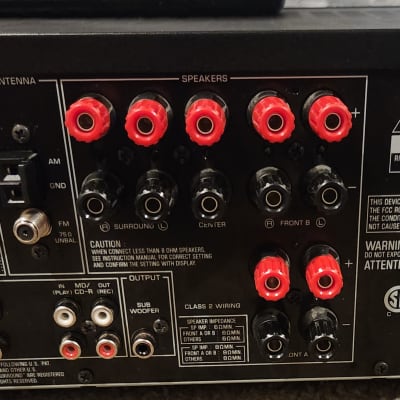 Yamaha Yamaha RX-V461 XM Ready home theater receiver 5.1 90s | Reverb