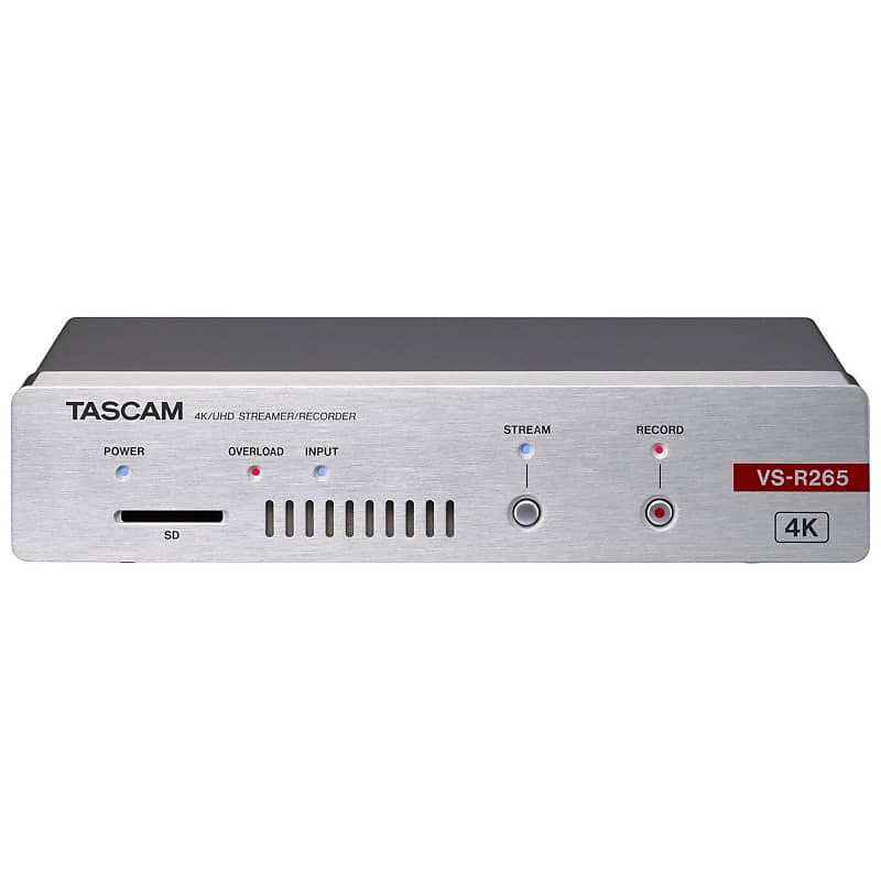 Tascam VSR-265 4K/UHD Streamer/Recorder | Reverb