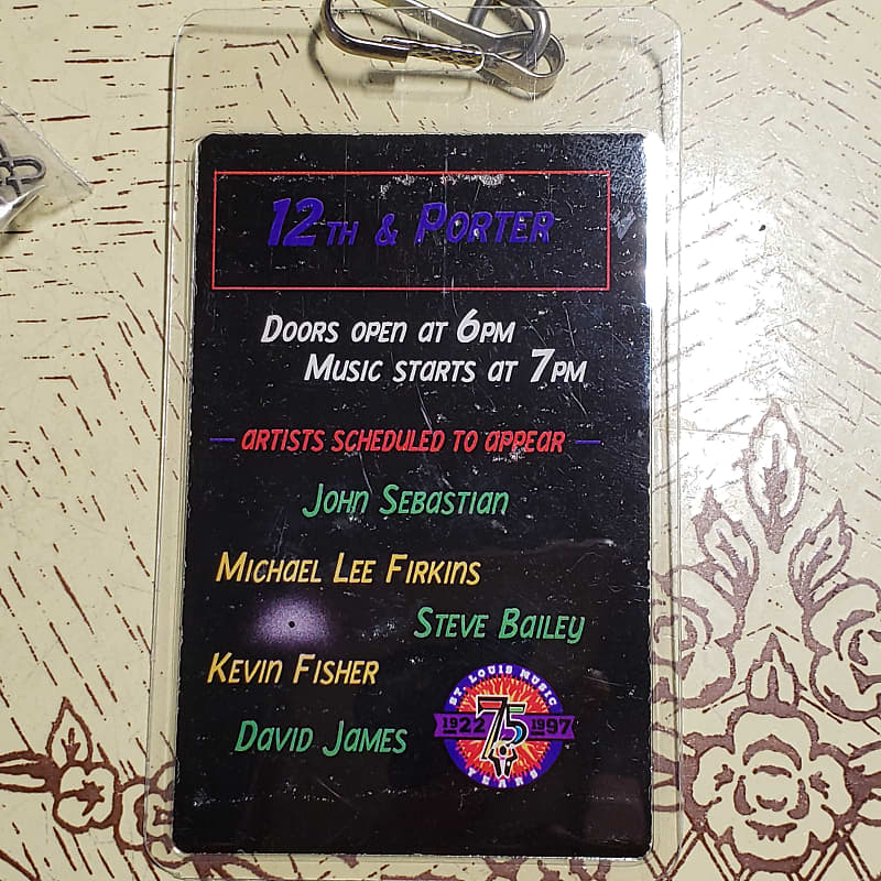 Show pass for NAMM event Starfest II St Louis Music Laminate | Reverb