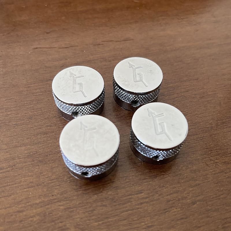 Gretsch Knobs Set - Chrome | Reverb