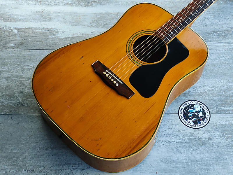 1970's Kiso Suzuki Japan WH-300 Dreadnought Acoustic | Reverb