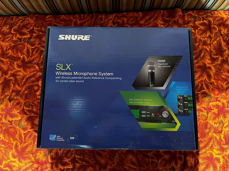 Shure SLX24/SM86 Wireless Microphone System 2019-2020 - Black | Reverb