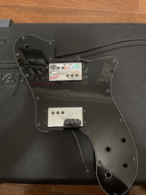 Fender 72 Telecaster Deluxe Pickguard with Wide Range | Reverb