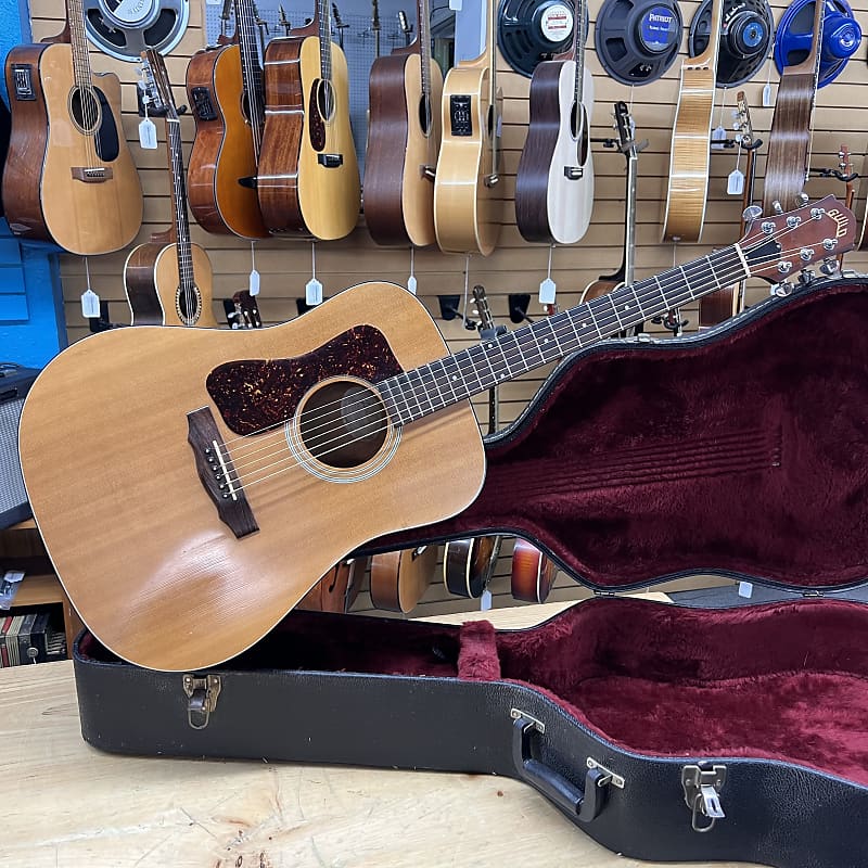 Guild D4-LH NT Acoustic Guitar w/ Case - Made in the USA | Reverb