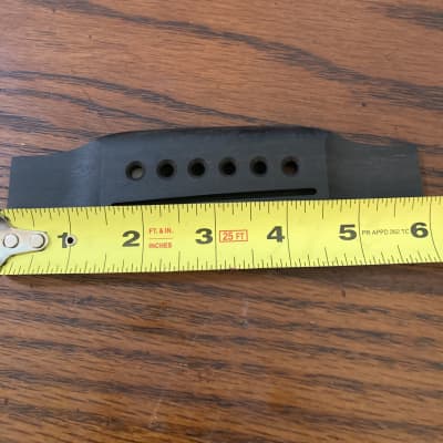 Martin 6 string acoustic guitar bridge 2 1/4 inch spacing | Reverb