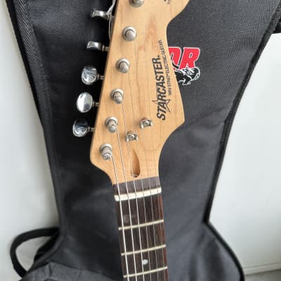Fender Starcaster Mini Strat Black Mini Stratocaster | Reverb
