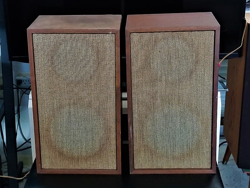 1970 KLH Model 22A Bookshelf Speakers, EXC Original | Reverb