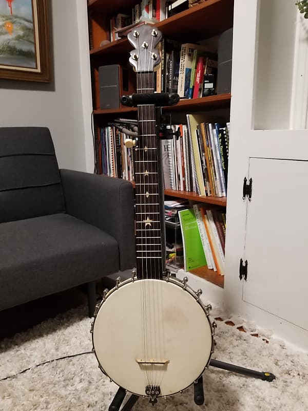 Unknown Six-string (low-bass) banjo 1880s | Reverb