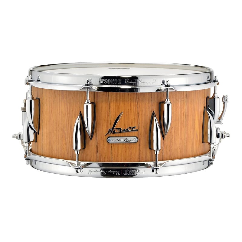 Sonor Vintage Snare Drum 14x6.5 Teak Semi-Gloss | Reverb