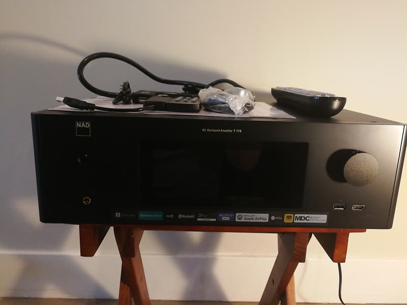 NAD 778 T AV Surround Sound Receiver 2021 Black | Reverb