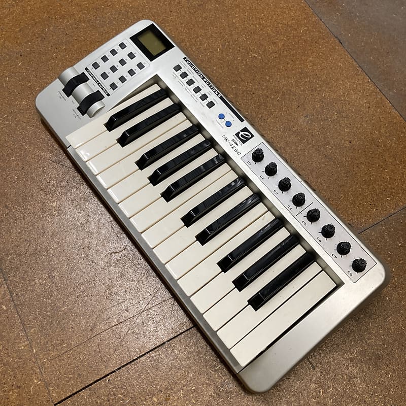 Evolution MK-425C USB MIDI KEYBOARD CONTROLLER 2010s - silver | Reverb