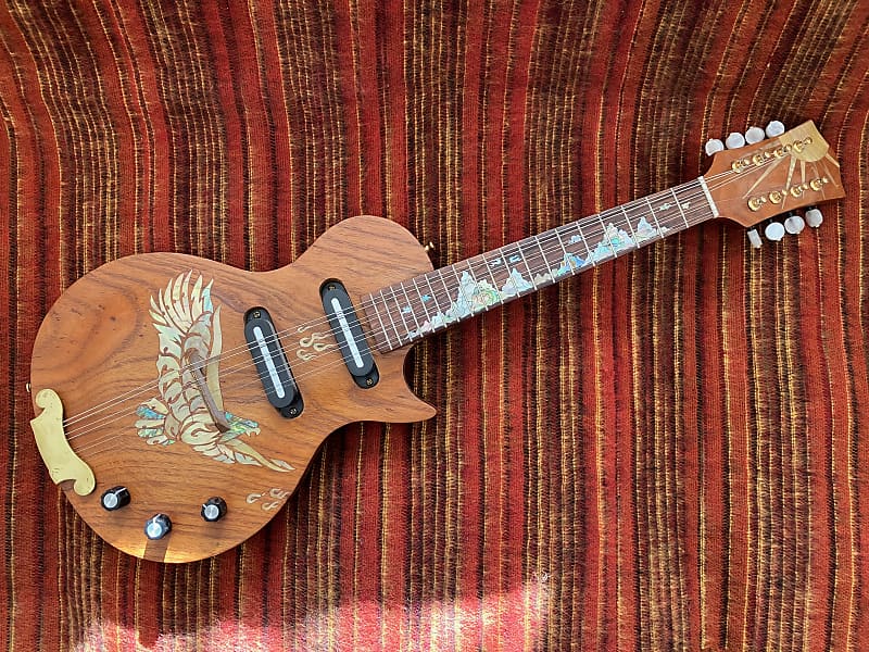 Electric solid-body mandolin with gig bag | Reverb UK