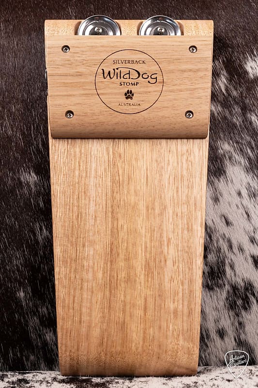 Wild Dog Silverback Stomp Box with Tambourine Jingles - | Reverb