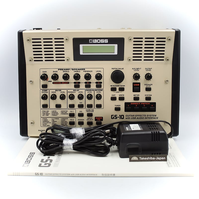 Boss GS-10 Guitar Multi-Effects Unit With Power Supply | Reverb UK