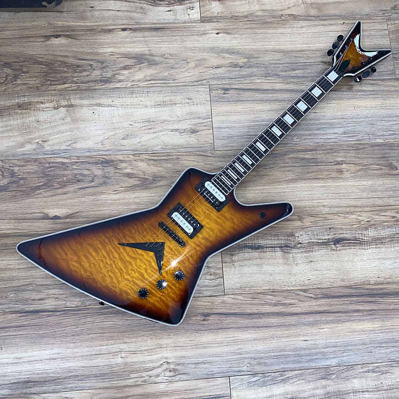 Dean Select series Z quilt 2019 Trans brasilia burst | Reverb