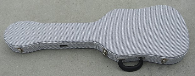 Fender TELECASTER THERMOMETER CASE - Blue Tweed W/ Royal Blue | Reverb