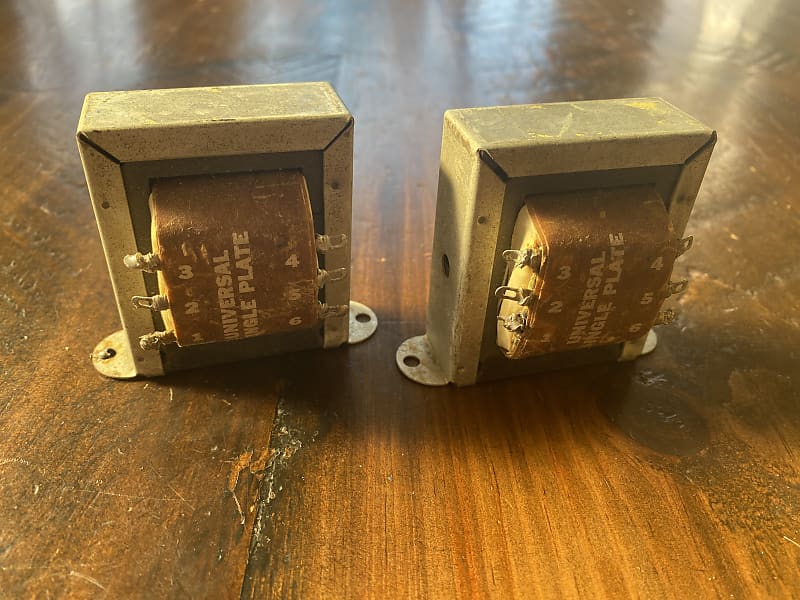 Stancor PAIR A-3841 universal plate to line transformer 1960s | Reverb
