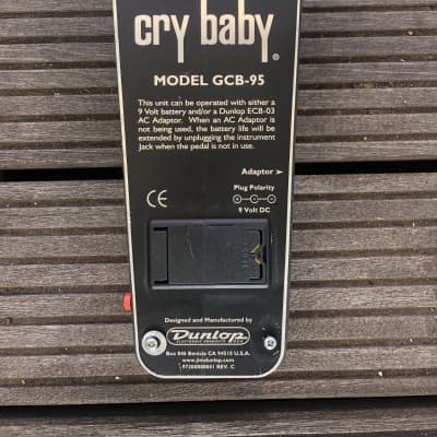 Dunlop Cry Baby GCB-95 True Bypass, Volume, LED Mods | Reverb