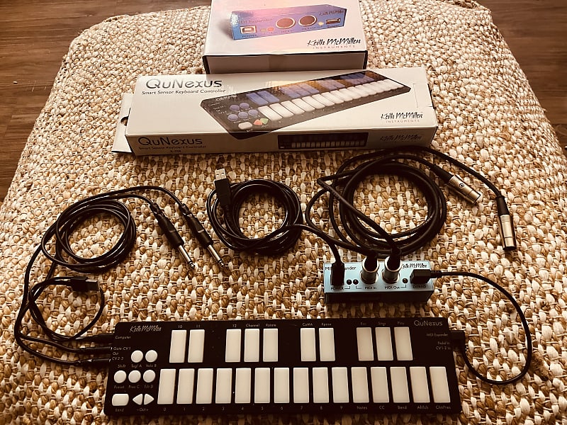 Keith McMillen QuNexus + Midi Expander + Cables Bundle | Reverb